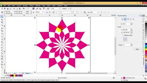 tutorial creating patterns in coreldraw youtube