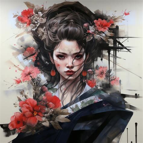 Premium Ai Image Essence Of Tradition Japanese Sumie