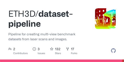 Github Eth D Dataset Pipeline Pipeline For Creating Multi View Benchmark Datasets From Laser