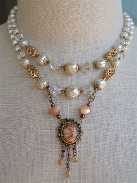 Pin By Karen Sanders On Diy Jewelry Vintage Assemblage Jewelry Vintage Jewelry Crafts