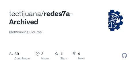 GitHub Tectijuana Redes7a Archived Networking Course