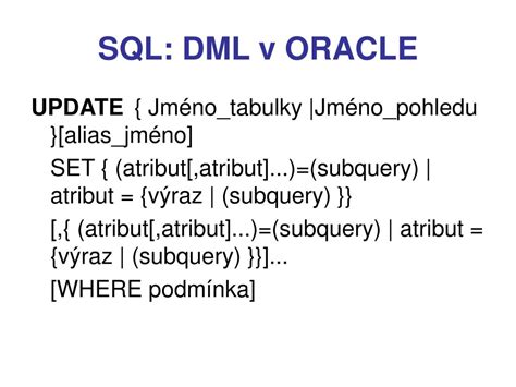 Ppt Sql Ddl V Oracle Powerpoint Presentation Free Download Id3398008
