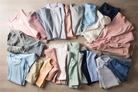 Premium Photo Top View Classify Clothes