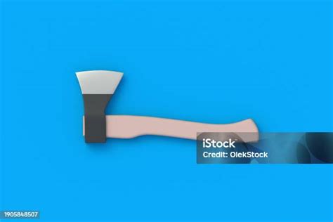 목공용 도끼 생존 개념 캠핑용 장비 위험한 무기 중세 도구 평면도 3d 렌더 3차원 형태에 대한 스톡 사진 및 기타 이미지 3차원 형태 고기 칼 고대의 Istock