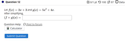 Solved Use The Graphs Of Y F X And Y G X Below To Find The Chegg Com