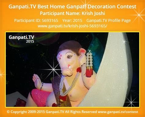 Krish Joshi Ganpati Tv