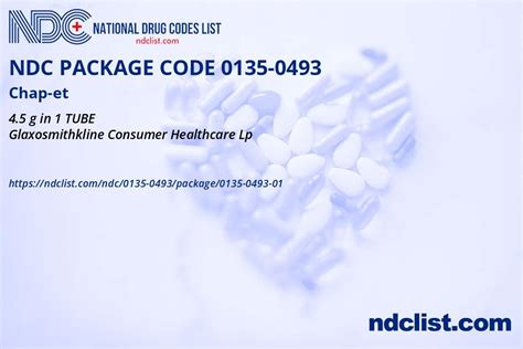 Ndc Package 0135 0493 01 Chap Et