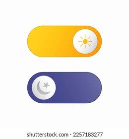 Day Night Switch Button Nightmode Daymode Stock Vector Royalty Free 2257183277 Shutterstock