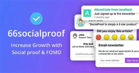 Start Saas Business Social Proof Notification Saas Script