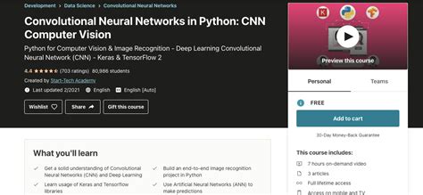 Convolutional Neural Networks In Python Cnn Computer Vision Free