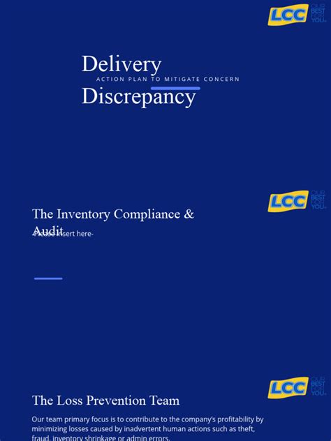 Discrepancy Presentation Pdf Risk Management Risk