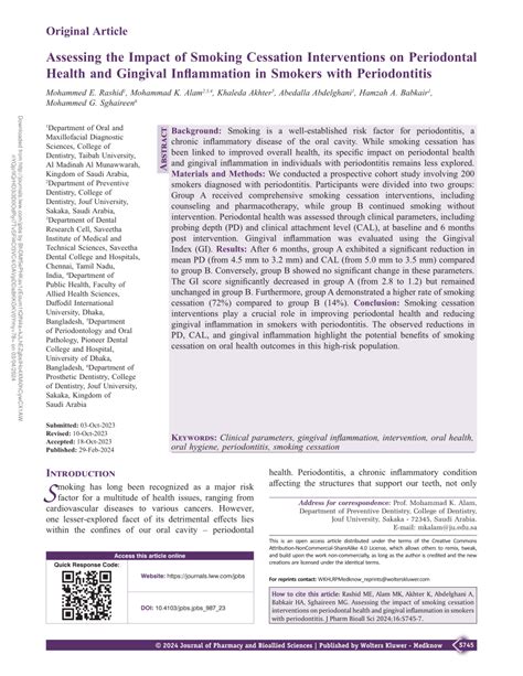 Pdf Assessing The Impact Of Smoking Cessation Interventions On