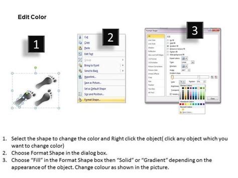 Steps Perception Process PowerPoint Presentation Template