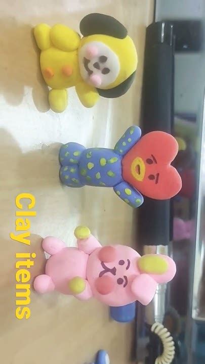 Cute Clay Items My First Video Youtube