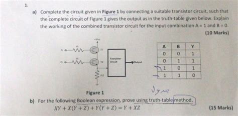 Solved A Complete The Circuit Given In Figure By Chegg