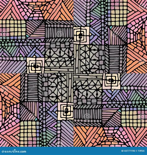 Seamless Pattern Stock Vector Illustration Of Simple 43777190