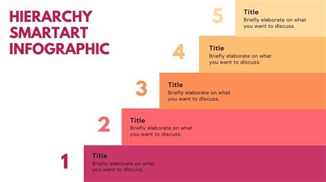 Hierarchy SmartArt Infographic Free PPT Google Slides Template SlidesCarnival