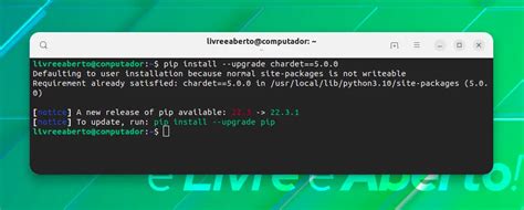 como atualizar pacotes python com pip