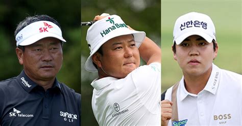 본인의 기록에 도전하는 최경주 페럼클럽 첫날 함정우·장유빈과 동반 샷 대결 Kpga