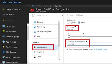 How To Set Up Reverse DNS On Azure Virtual Machine Hostway Help Center