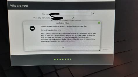 I M Trying To Reinstall Linux Mint And I Get His Error I Don T Know What To Do R Linuxmint
