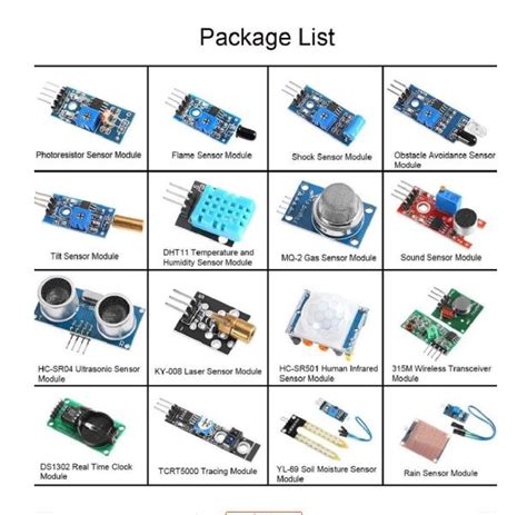 Arduino Set 16 Senzora Kit Senzor Jotech Shop