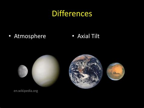 Ppt What Are The Similarities And Differences Of Mercury Venus