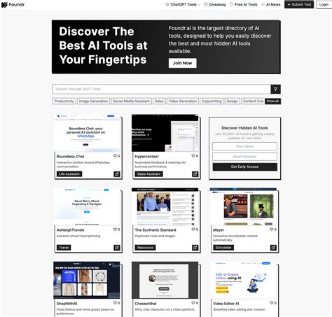 Foundr Ai Great Ai Tools For Your Business Collection Site