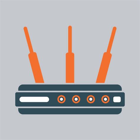 Network Router Icon On White Background 55745867 Vector Art At Vecteezy