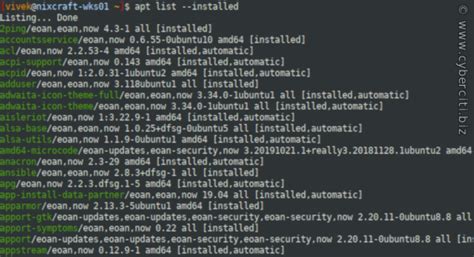 Linux Uninstall Package Software Using The Cli Nixcraft