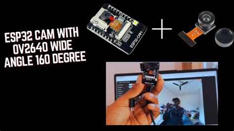 Esp32 Cam Camera Upgrade With Lens Ov2640 Wide Angle 160 Degree