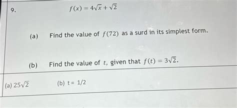[s4 Maths Surds And Indices] I Have The Answer For A 25 Root 2 But I Dont Understand How To