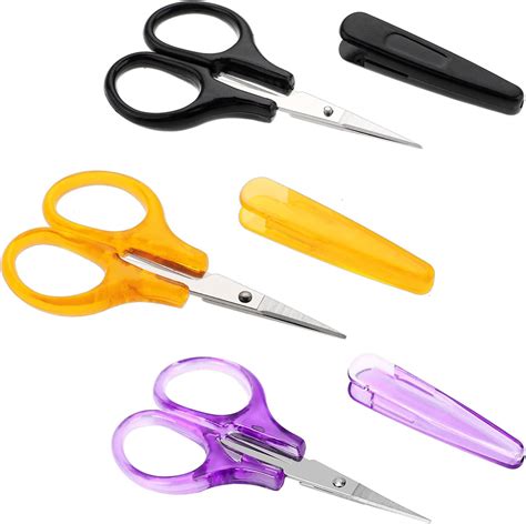 3pcs Small Scissors All Purpose Craft Scissors Stainless