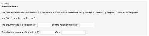 solved 1 point book problem 3 use the method of