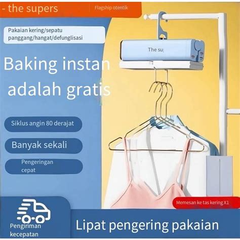 Jual baju dryer portable Alat pengering rumah tangga/Pakaian kering/musim kering hujan/portable ...