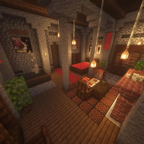 Medieval Castle Interior Design Minecraftbuilds Casa Medieval