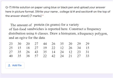 Solved Q 5 Classify The Sample As Random Systematic