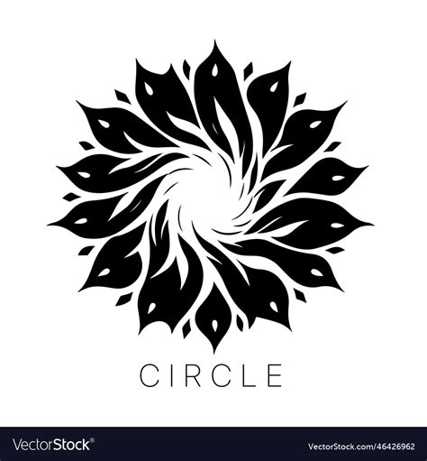 Abstract Geometric Circle Pattern Round Pattern Vector Image
