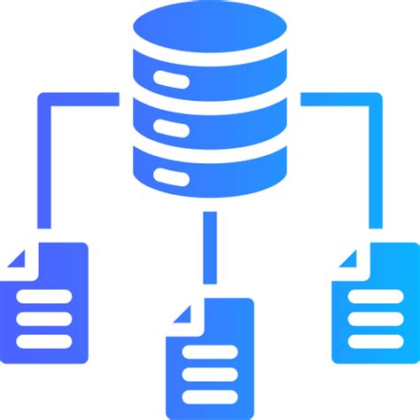 Data Modelling Generic Gradient Fill Icon