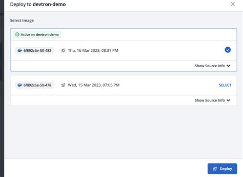 Not Able To Review Config When We Are Going To Deploy An Image · Issue