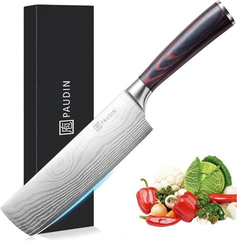 Купить Нож кухонный профессиональный шеф повара накири для зелени ...