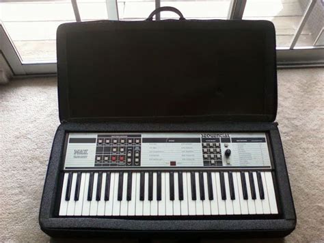 sequential circuits max 6 voice analog synthesizer with case