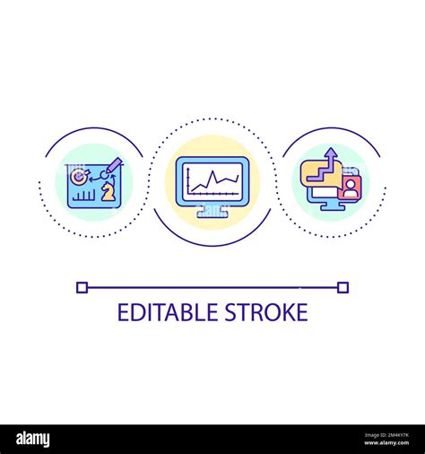 Strategic Planning Software Loop Concept Icon Stock Vector Image And Art Alamy