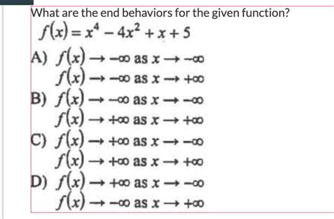 solved code class asciimath what are the end behaviors for