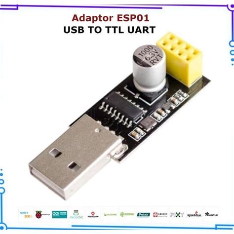 Jual Serial Adapter Usb To Ttl Uart Esp8266 Esp01 Esp01s Esp 01 S Shopee Indonesia