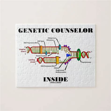 Genetic Counselor Inside DNA Replication Jigsaw Puzzle Zazzle