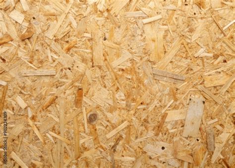 Large Oriented Strand Board Osb Sheet Stretches Across Entire Loft Wall