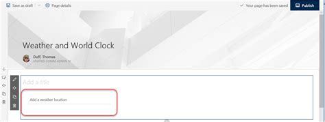 Weather And World Clock Web Parts On Sharepoint Online Pages One Minute Office Magic