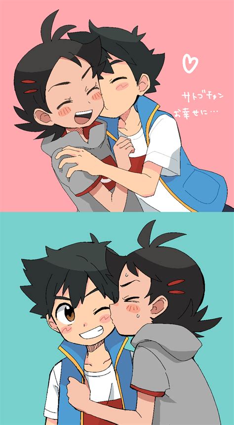 Ash Ketchum And Goh Pokemon And More Drawn By Pokesumomo Danbooru