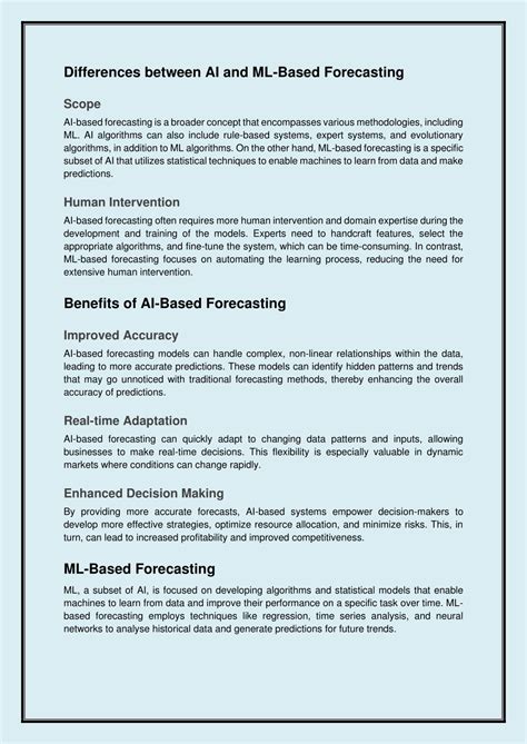 ppt ai vs ml based forecasting powerpoint presentation free